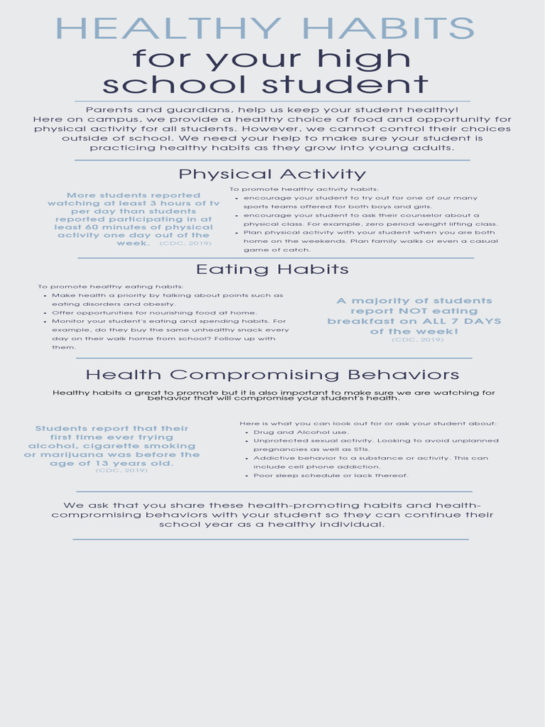 Healthy Habits | PDF | Substance Abuse | Psychological Concepts