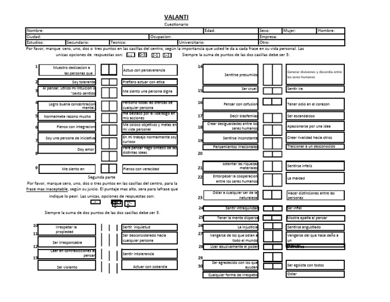 4. Prueba Valanti | PDF