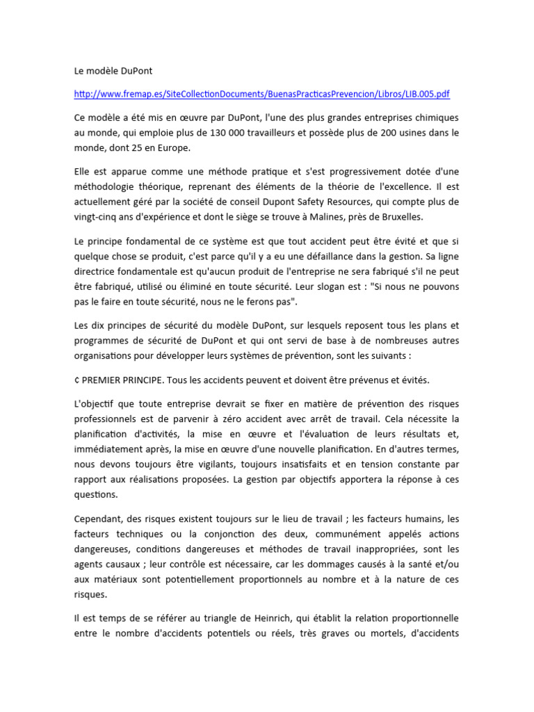 Le Modèle DuPont | PDF