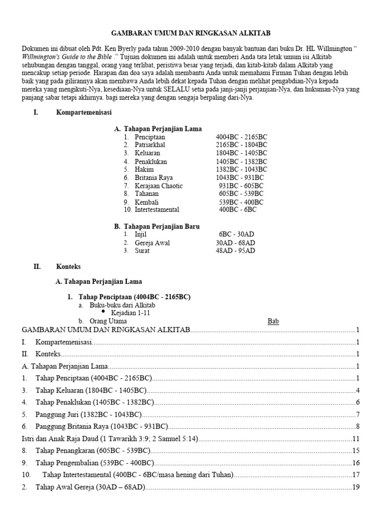 Panduan Willmington Untuk Alkitab | PDF