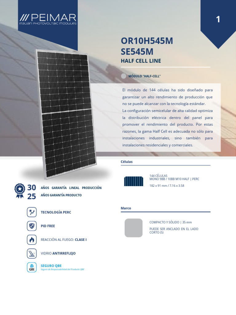 PEIMAR_OR10H545M | PDF | Ingenieria Eléctrica | Ingeniería de Edificación