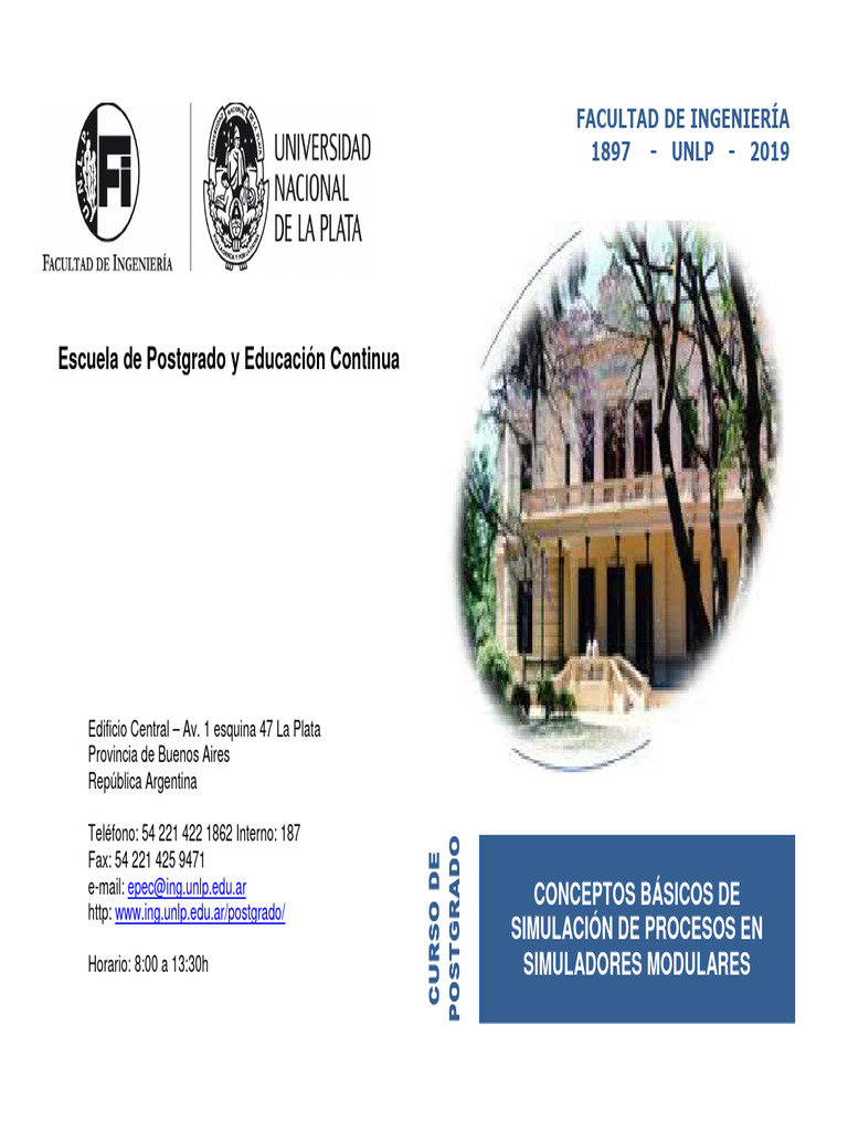 Curso de Simulación de Procesos Químicos | PDF | Reactor Quimico | Calor