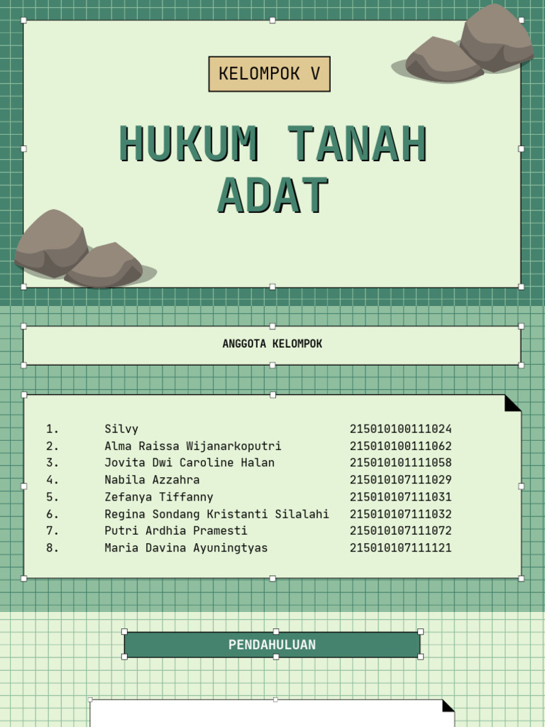 HUKUM TANAH ADAT | PDF