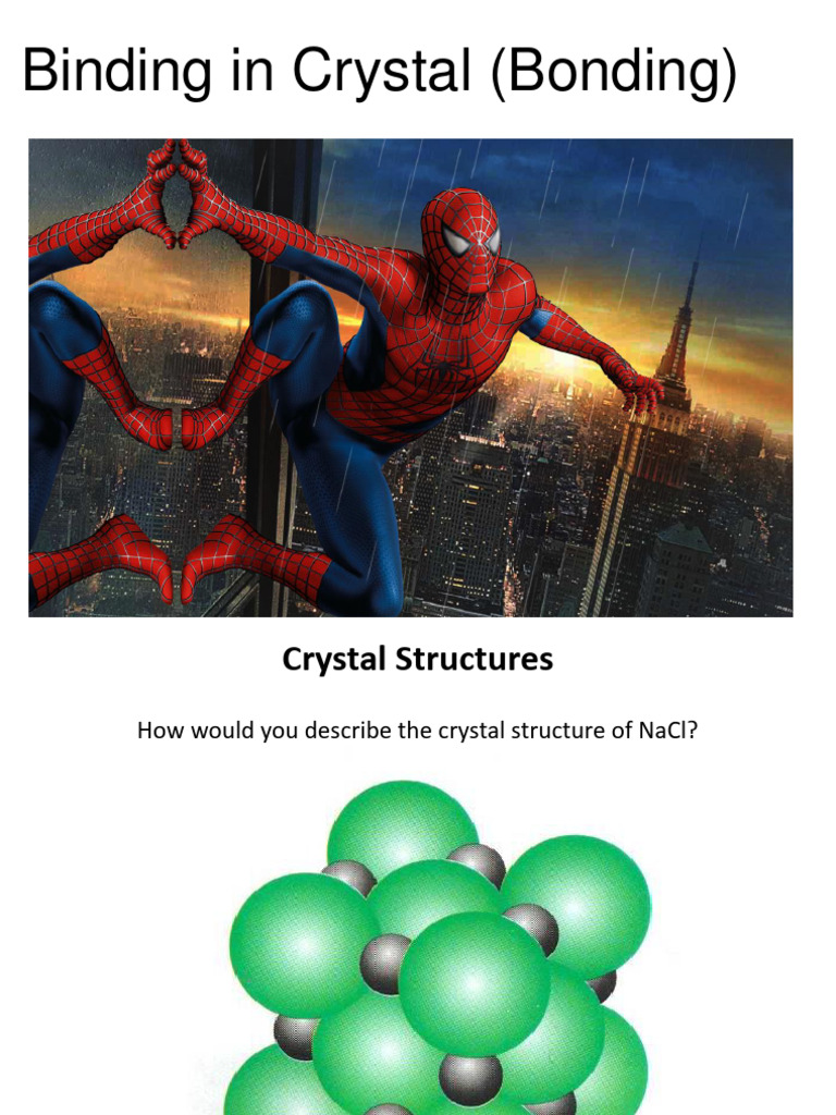 Struktur dan Ikatan Kristal NaCl | PDF