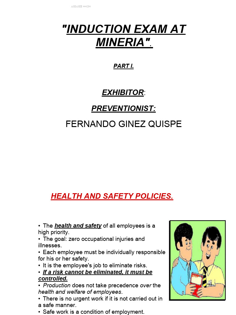 Exam Course Questions Answers Mining Induction | PDF | Occupational ...