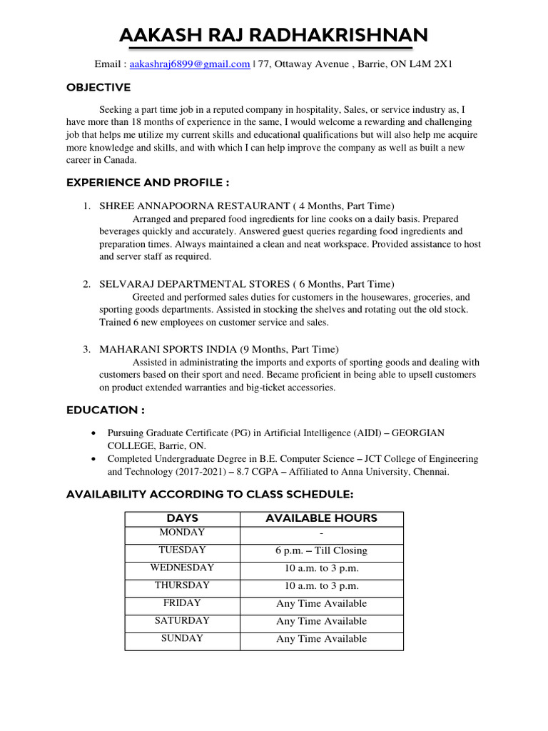 Aakash Raj Radhakrishnan-Pt | PDF