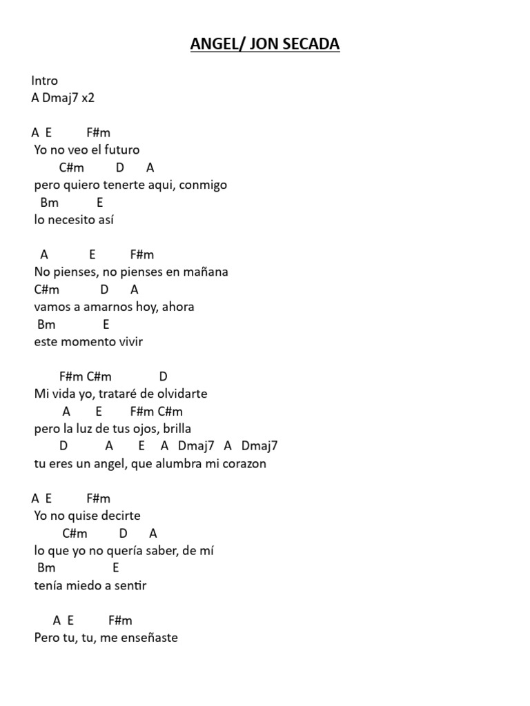 ANGEL JON SECADA | PDF