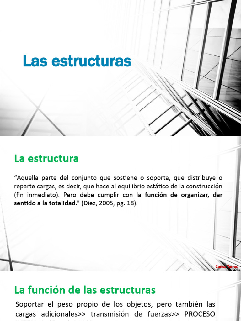 1) Las Estructuras | PDF | Hormigón | Acero