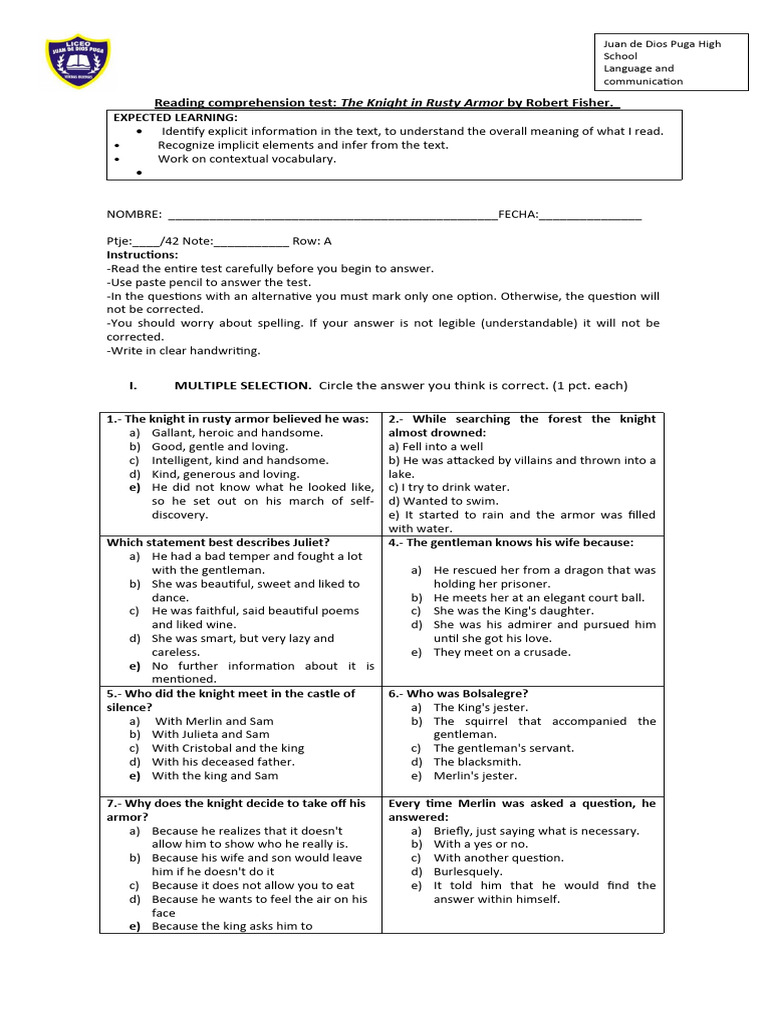 Try The Knight in Rusty Armor | PDF