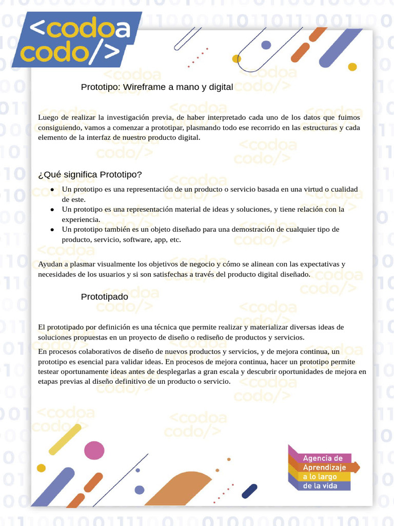 Unidad 6 2023 - CODO A CODO DISEÑO UX/UI | PDF | Aplicación movil | Diseño