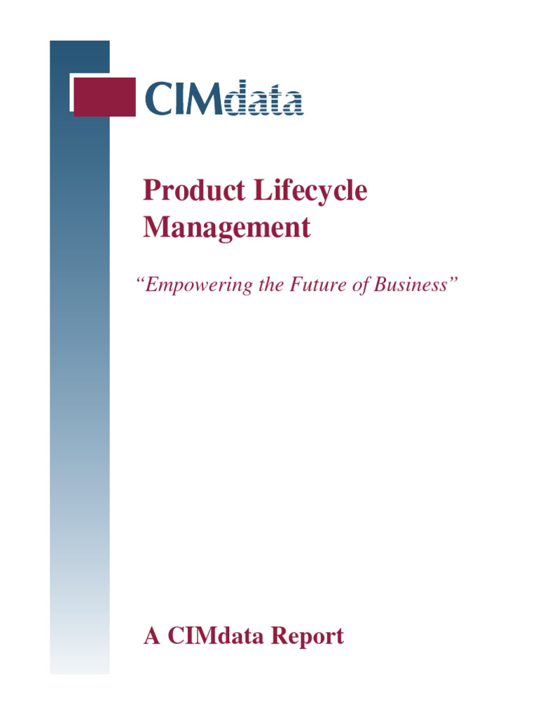 PLM Definition CIMData-2002 | PDF | Product Lifecycle | Enterprise ...