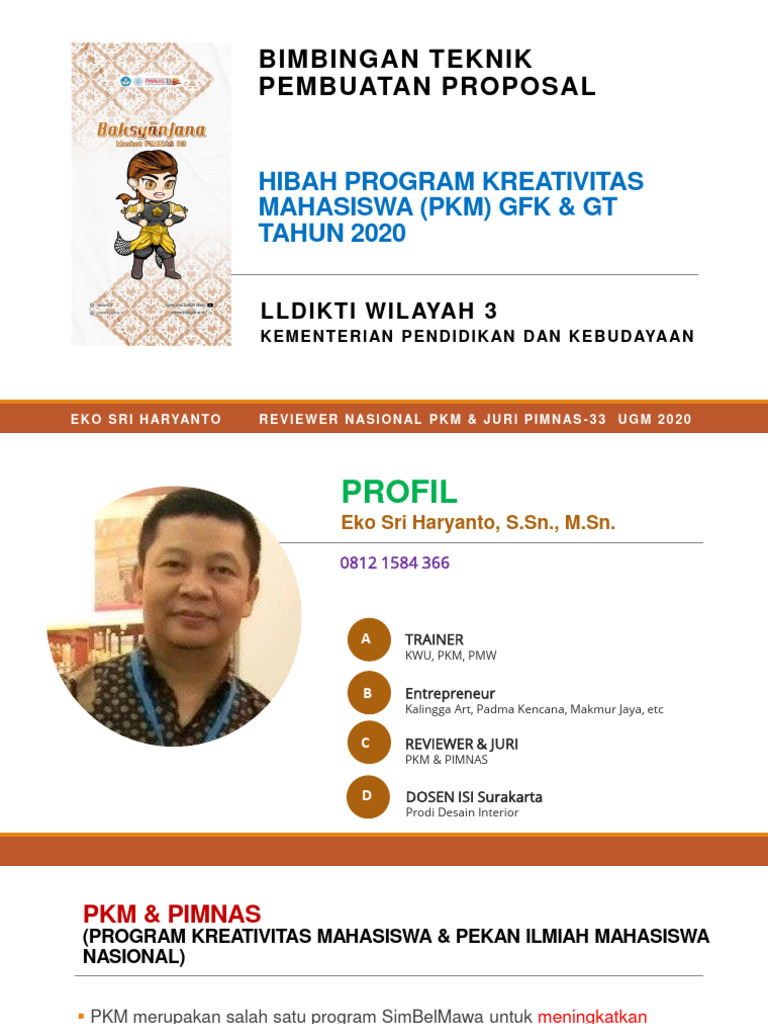 Materi Pkm Gfk Pkm Gt Lldikti 3 | PDF