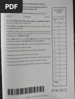 Wassce ( (SC) ) 2025 Timetable | PDF