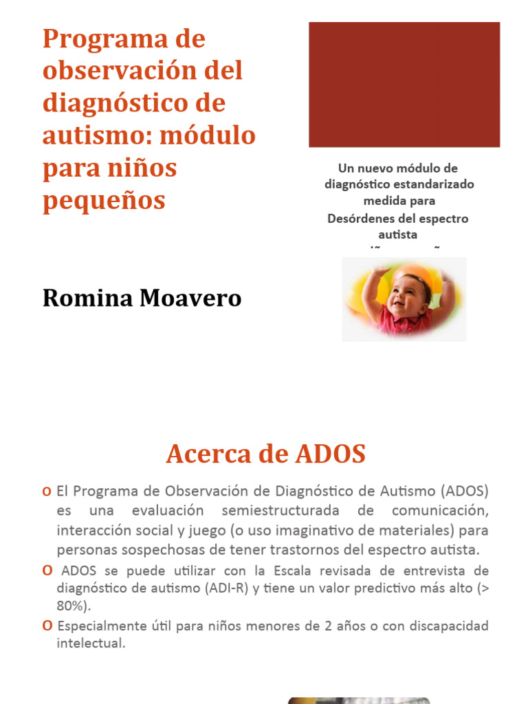 Módulo para Niños Pequeños Ados 2 | PDF | Espectro autista | Verbo