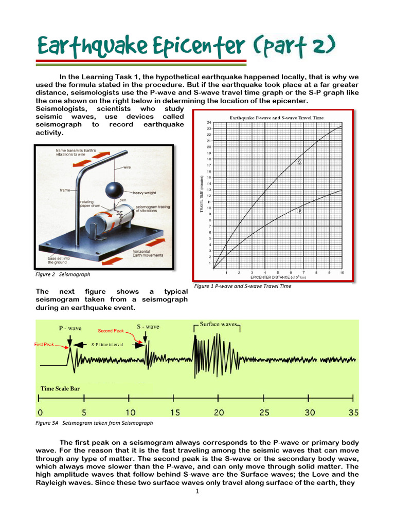 Earthquake's Epicenter 2 | PDF | Seismology | Earthquakes
