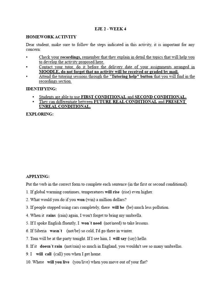 English 4 - EJE 2 - Week 4 Solution | PDF