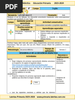 Pda Inglés Fase 6 Sep | PDF