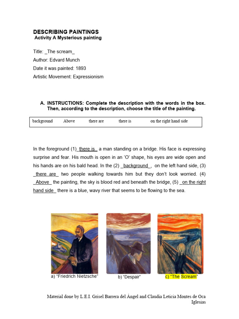 Painting Description | PDF