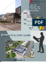 Programa Arquitectonico de Un Centro Cultural | PDF | Teatro | Diseño