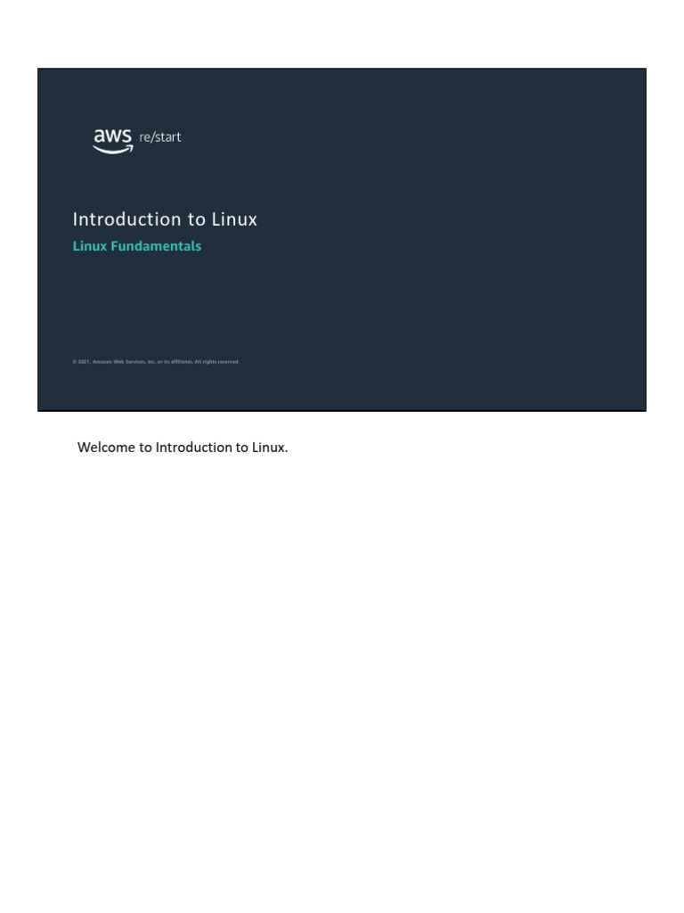 Intro To Linux | PDF | Shell (Computing) | Operating System Intro To Linux | PDF | Shell (Computing) | Operating System