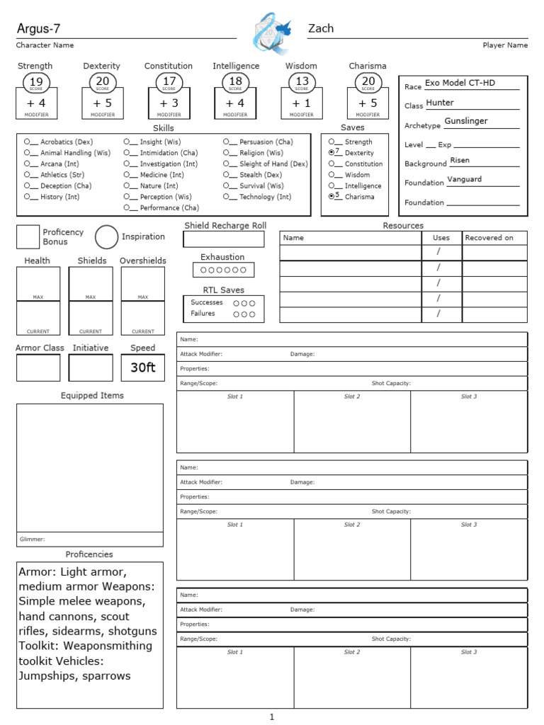 DnDestiny_CharacterSheet_v3-2_fillable | PDF