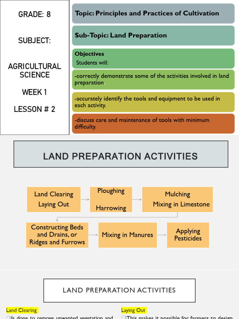 Grade 8 Agriculture Science Week 1 Lesson 2 | PDF