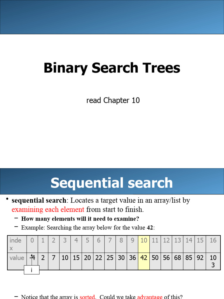 Lec24. Binary Search Tree (BST) | PDF Lec24. Binary Search Tree (BST) | PDF