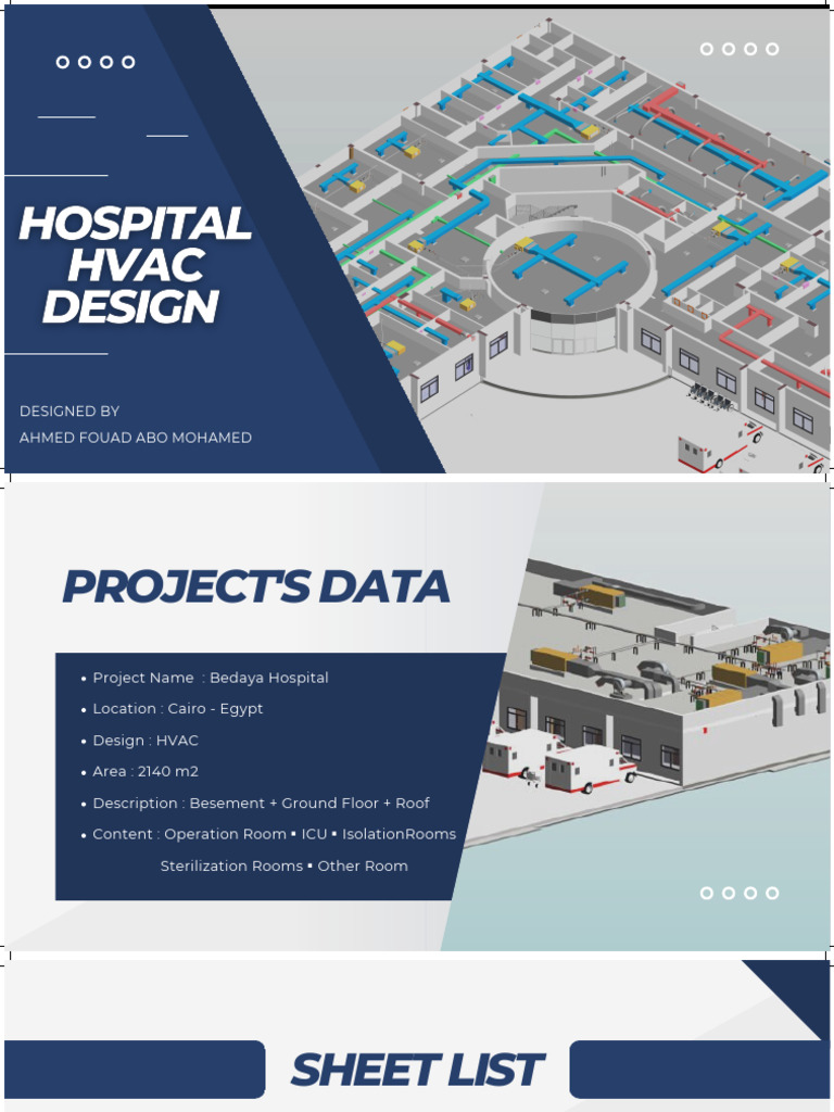 HVAC Design for Bedaya Hospital | PDF | Architectural Design | Architecture