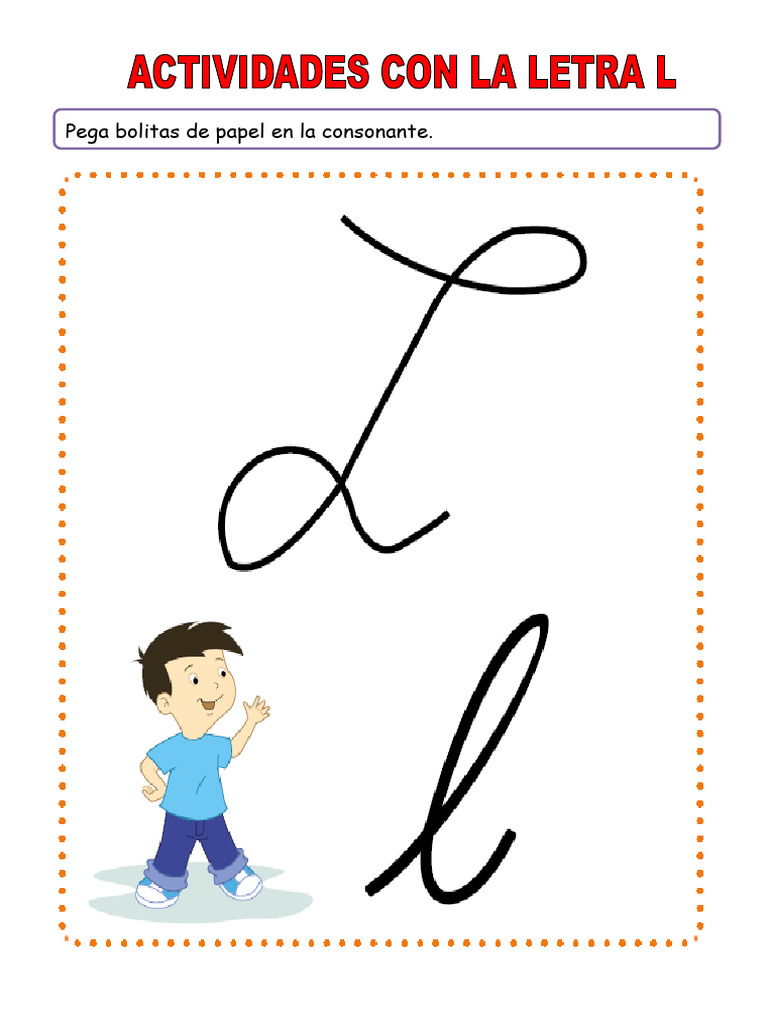 Actividades-con-la-letra-L-para-Ninos-de-5-anos | PDF
