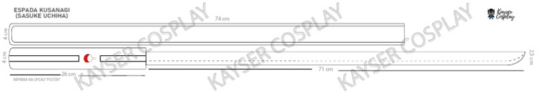 Molde Espada Sasuke Versão 2 | PDF