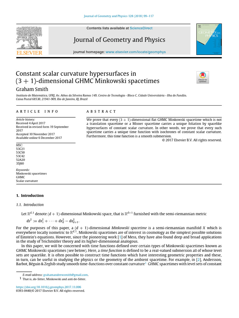 Constant Scalar Curvature Hypersurfaces In 3 1 Dimensional Ghmc