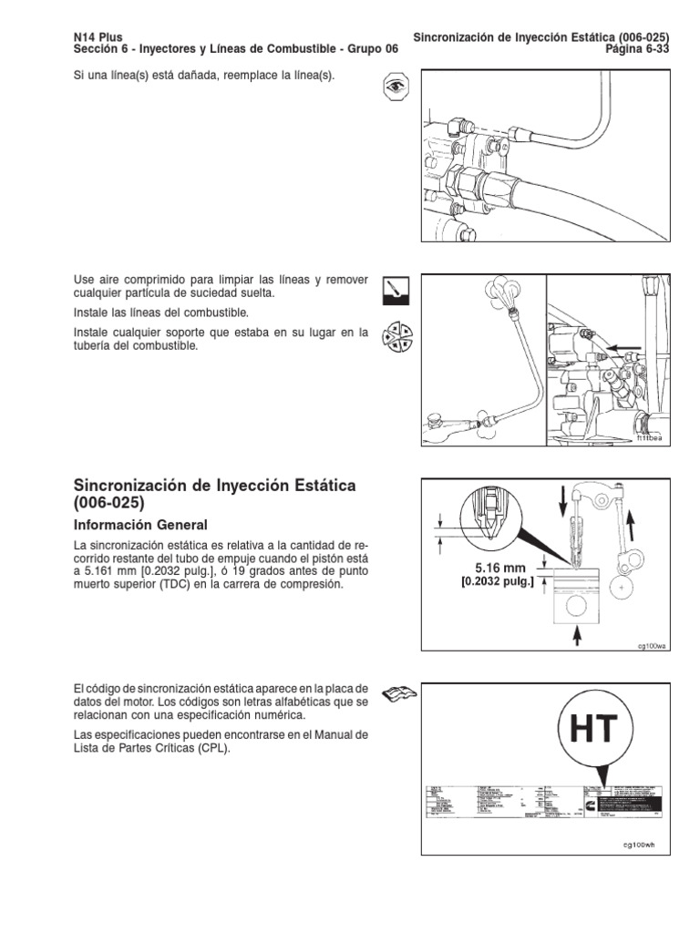 Páginas de Manual - de - Diagnostico - y - Reparacion - Motor | PDF | Inyección de combustible ...