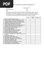 Connors Teacher Questionnaire | PDF