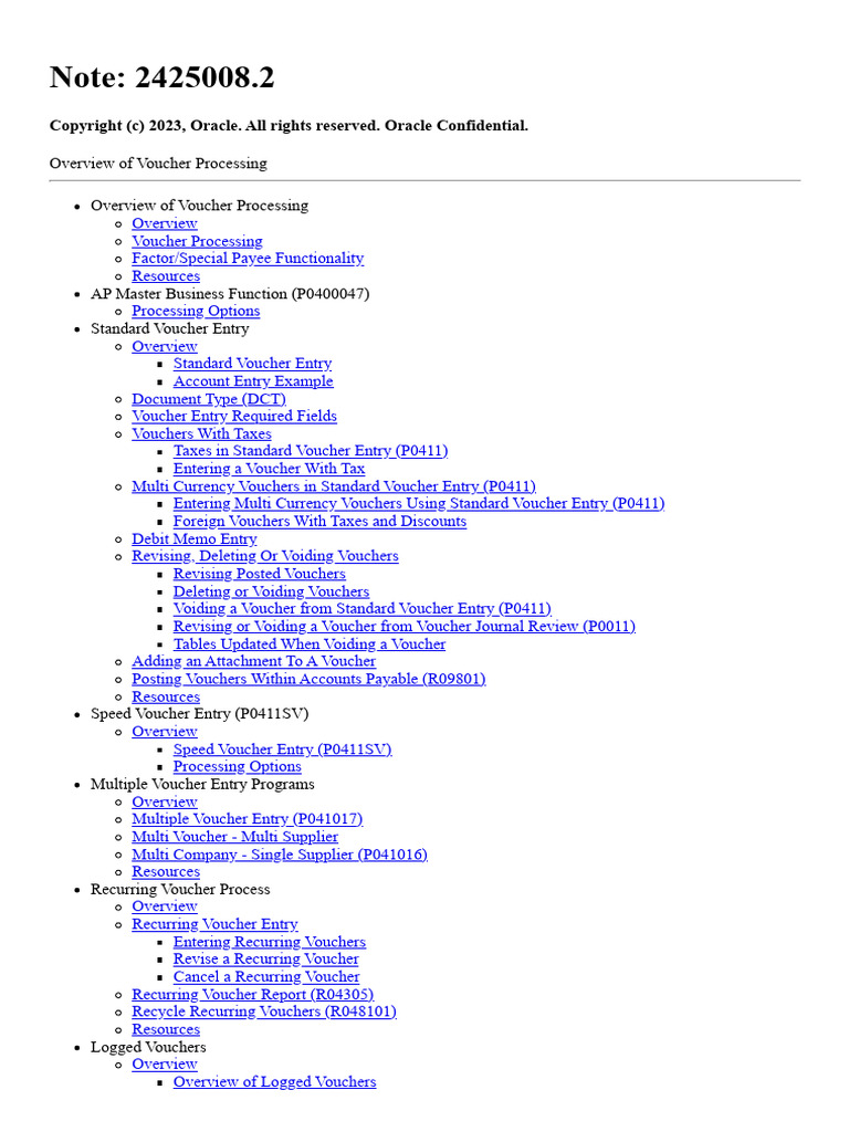 Accounts Payable Voucher Entry Methods | PDF | Voucher | Invoice