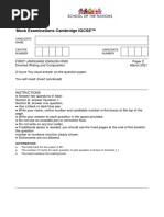 Highfield Level 2 English Mock Exam | PDF | Human Communication