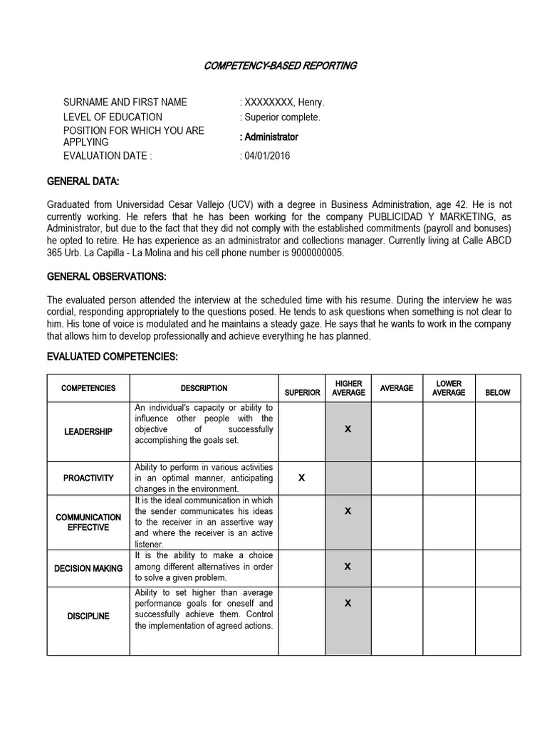 Competency Report Model | PDF | Communication | Cognitive Psychology Competency Report Model | PDF | Communication | Cognitive Psychology