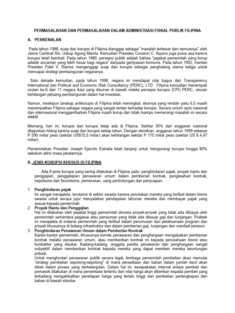 Permasalahan Dan Permasalahan Administrasi Fiskal Publik | PDF | Hukum