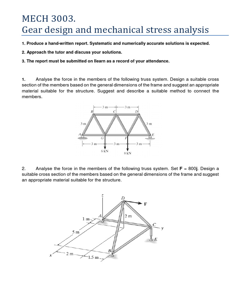 Shaft Design Assignment 2021 Combined | PDF | Belt (Mechanical) | Mechanical Engineering
