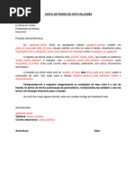 Modelo de Carta Convite | PDF