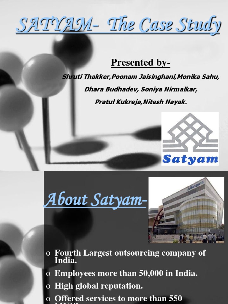 Satyam Scandal: A Case Study Analysis | PDF | Pricewaterhouse Coopers ...