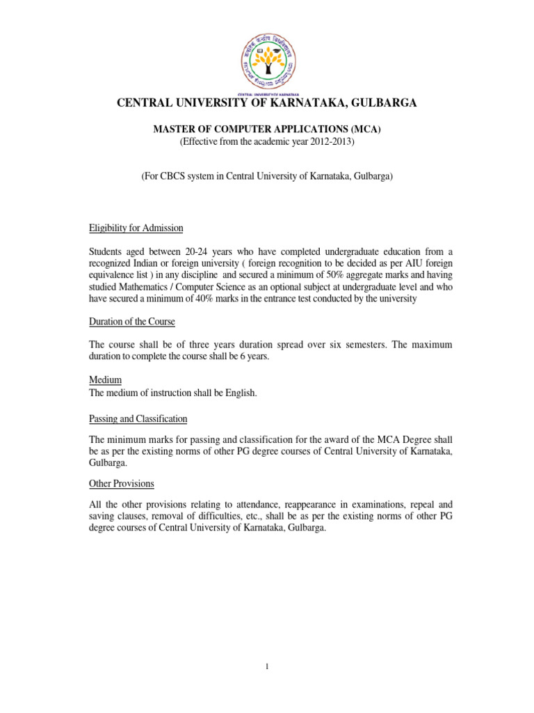 CUK MCA Syllabus | PDF | Relational Database | World Wide Web
