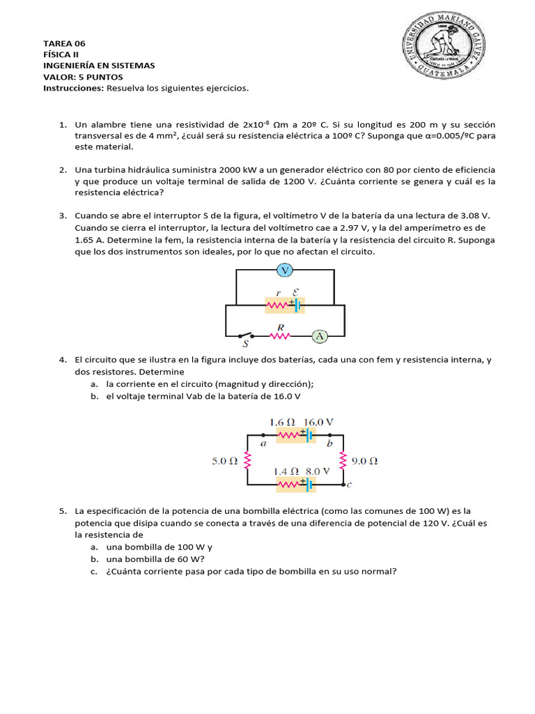 Tarea 06 - 2021 | PDF
