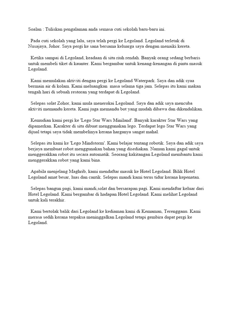 Karangan Hazim | PDF