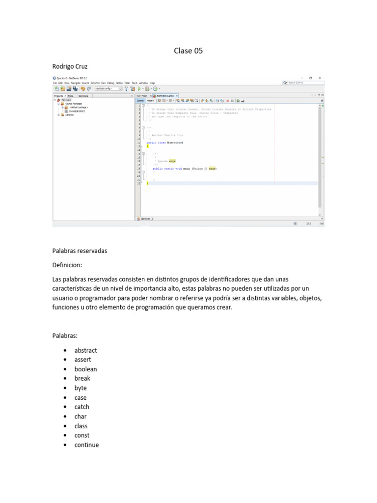 Clase 05 Rodrigo Cruz | PDF
