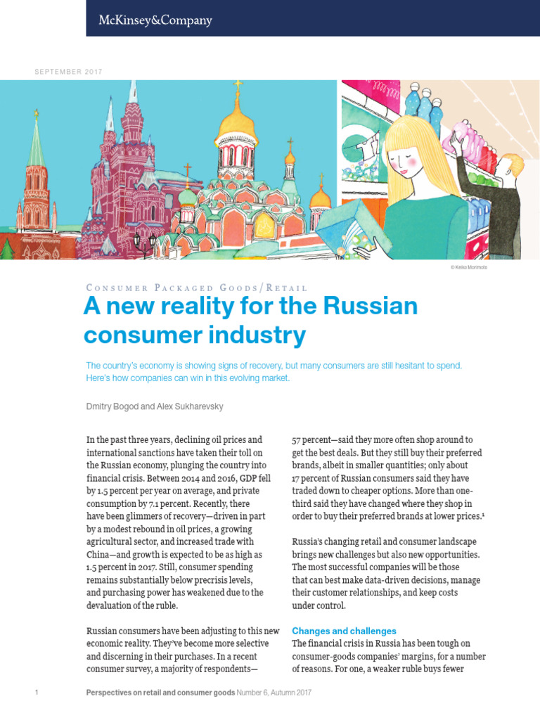 A New Reality For The Russian Consumer Industry | PDF | Retail | Pricing