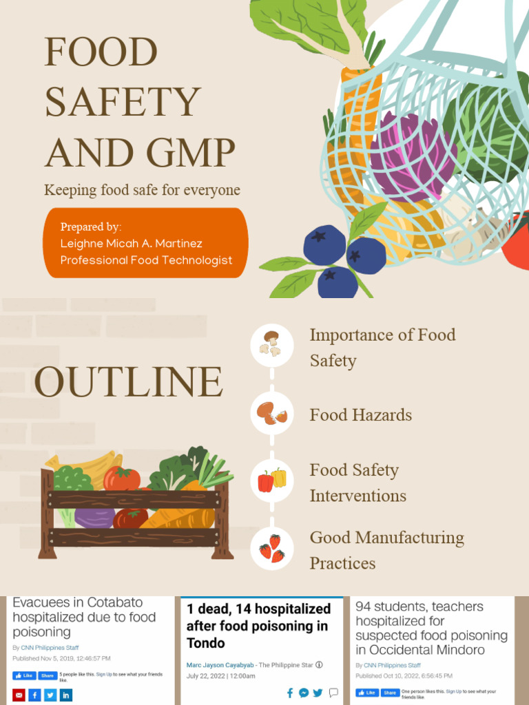 Food Safety and GMP | PDF | Food Safety | Hazards
