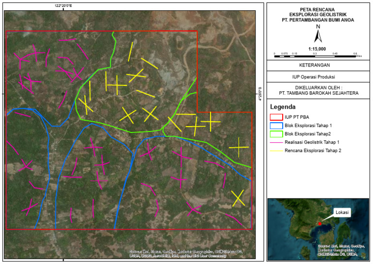Peta Rencana Geolistrik Tahap 2 PT. PBA (2) | PDF