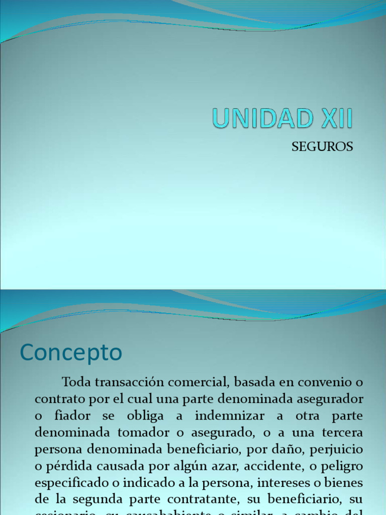 Lección 12 | PDF | Seguro | Reaseguro