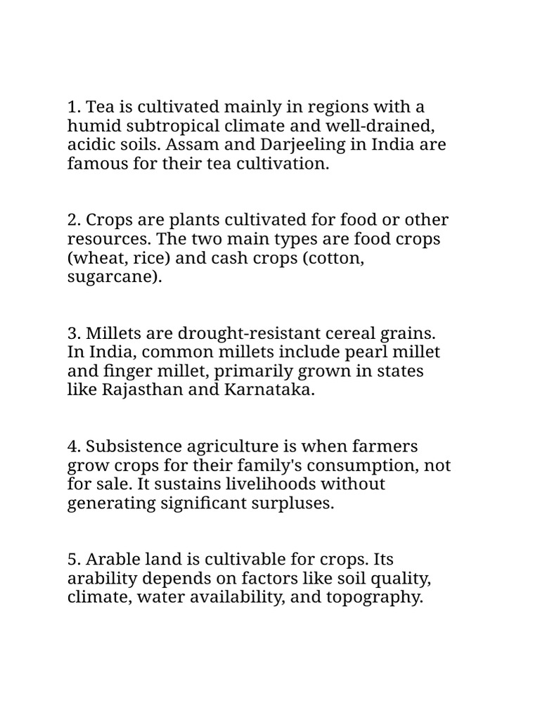 SS All Answers. | PDF | Agriculture | Soil SS All Answers. | PDF | Agriculture | Soil