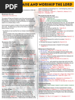 Seven Types of Biblical Praise | PDF | Psalms | Worship